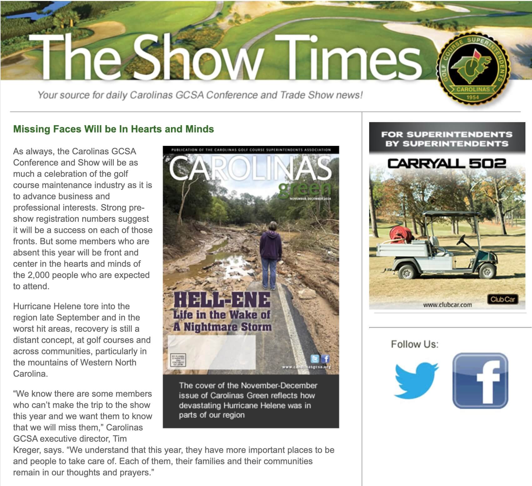 Home - Carolinas Golf Course Superintendents Association